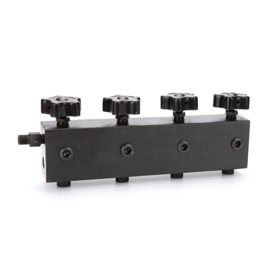 4 Port 3/8" Hydraulic Manifold 700Bar 70MPa 10000psi / Cabang 4 ...