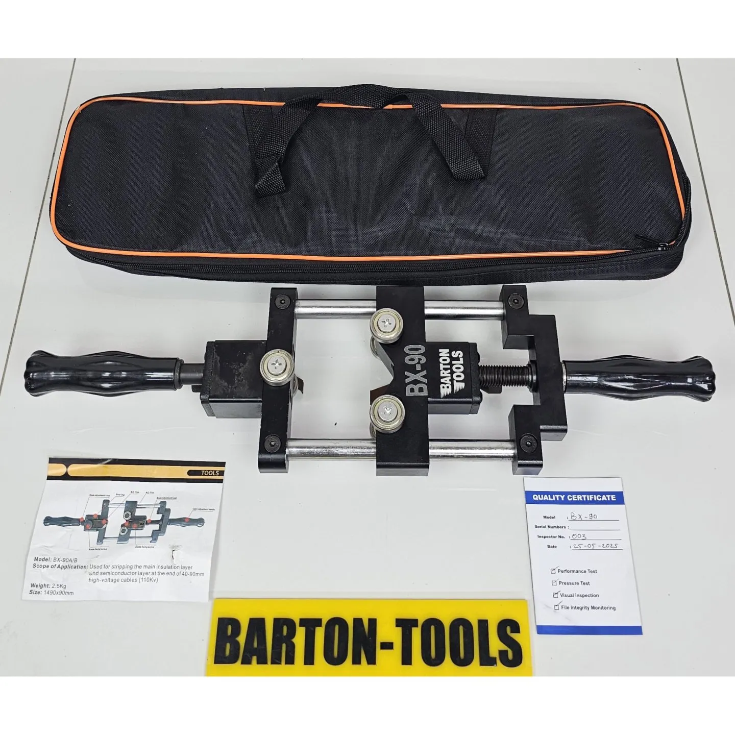 Rotary Cable Wire Stripper Ø40-90mm BX-90A/B BARTON | Cable Wire ...