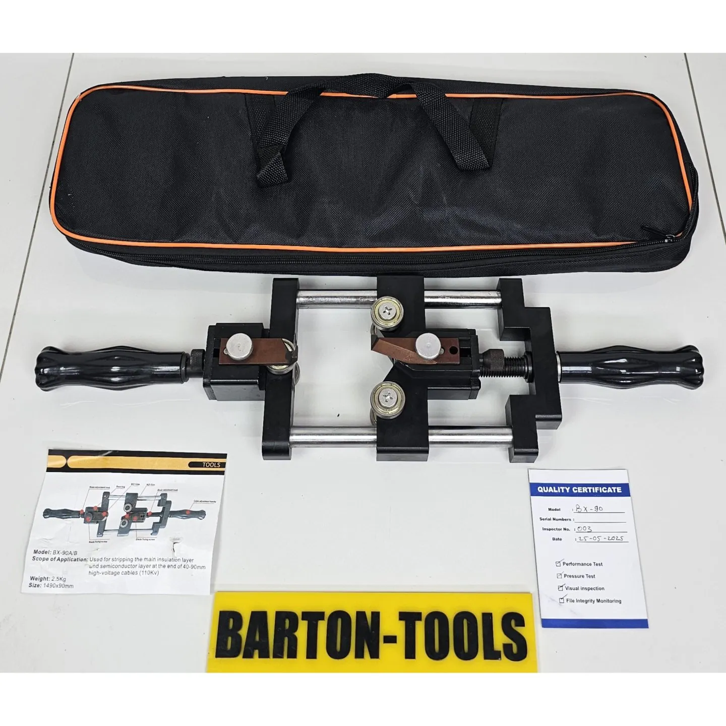 Rotary Cable Wire Stripper Ø40-90mm BX-90A/B BARTON | Cable Wire ...