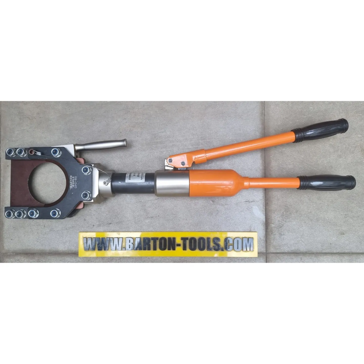 Hand Hydraulic Cable Cutter Al/Cu Ø85mm CPC-85 BARTON | Manual ...