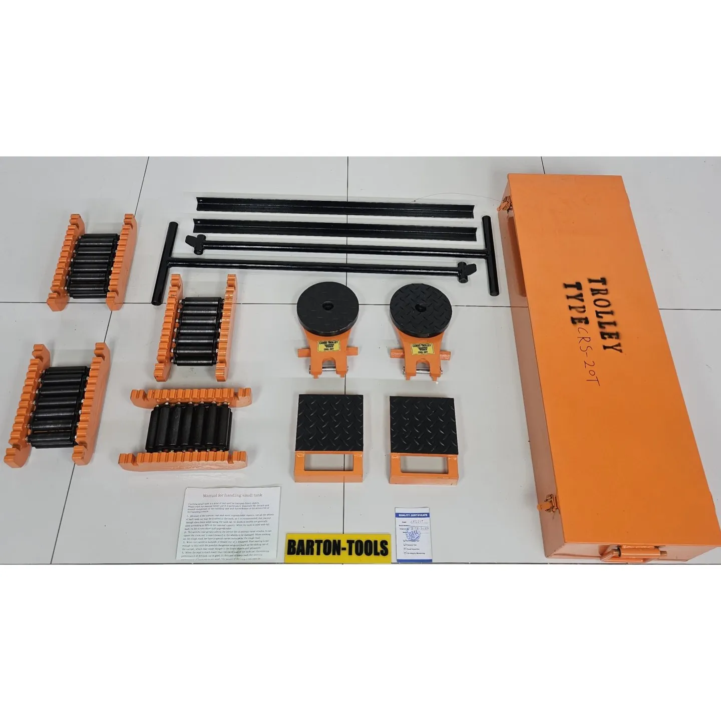 Skid Roller Set 20 Ton CRS-20 BARTON | Skid Rollers Set | Barton Tools