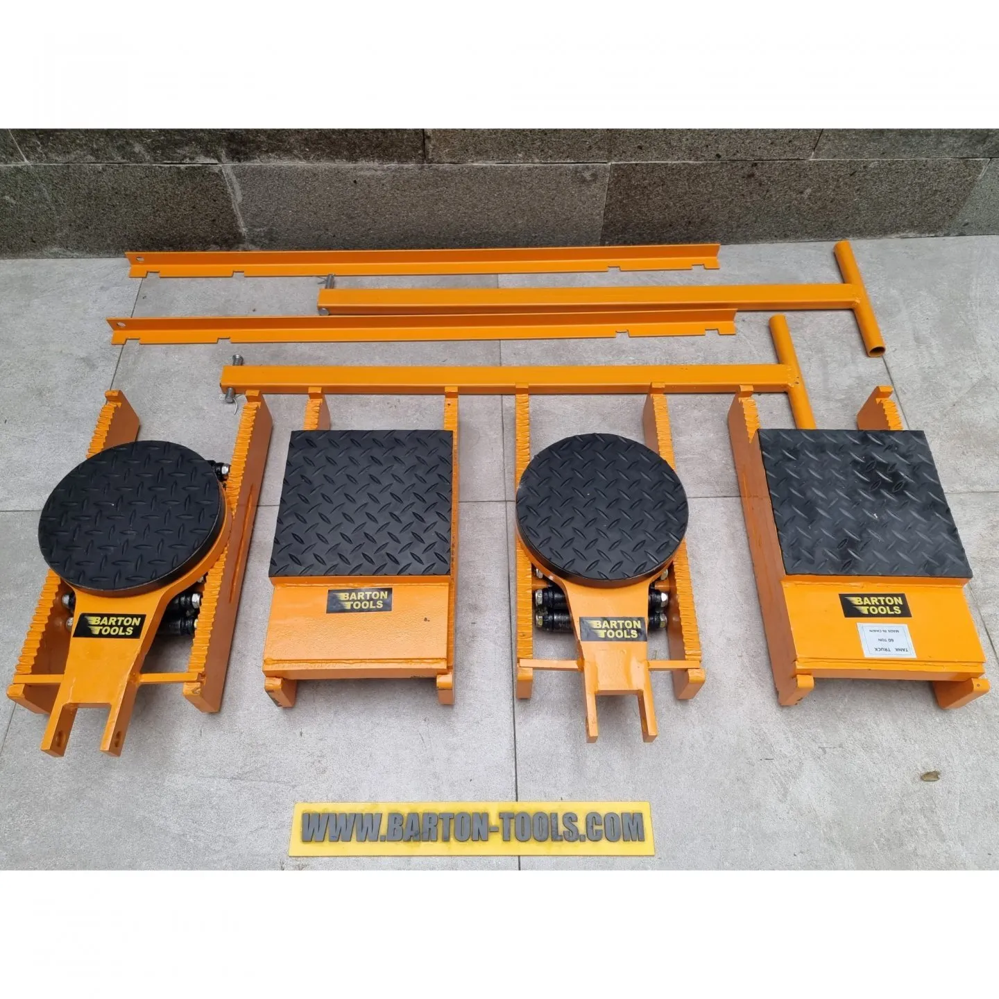 Skid Roller Set 60 Ton CRS-60 BARTON | Skid Rollers Set | Barton Tools
