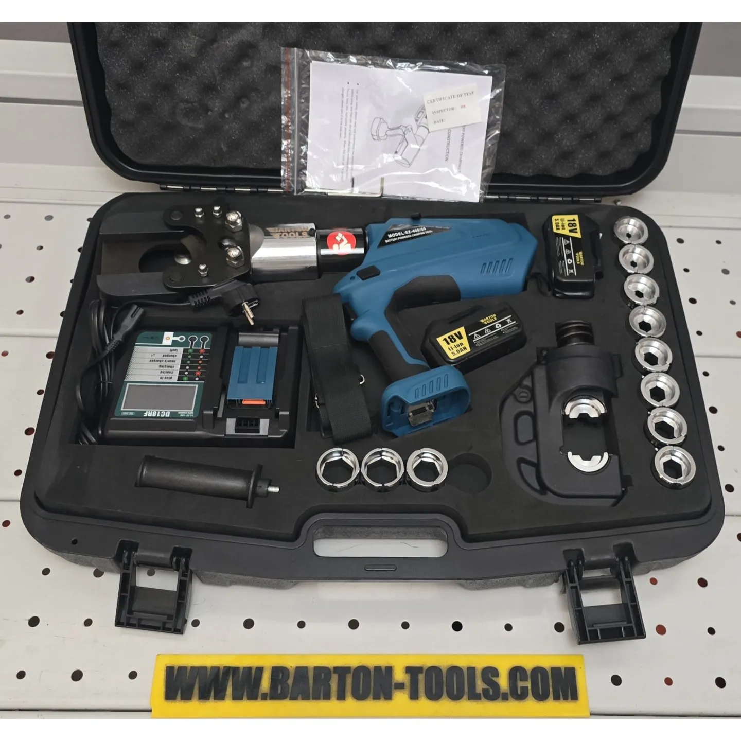 Battery Hydraulic 2in1 Tools Crimping 400mm² & Cutting 55mm EZ-400/55 ...