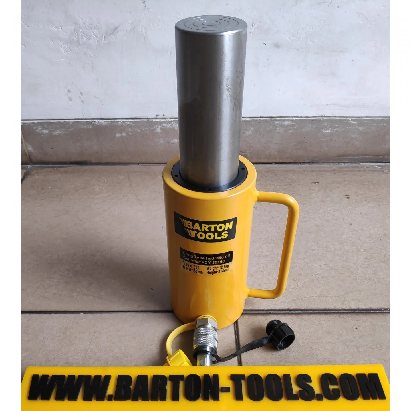 Single Acting Medium Height Hydraulic Cylinder / Silinder Hidrolik ...