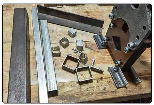 Hydraulic Square Pipe Cutter 50x50mm FGQ-500 BARTON | Hydraulic Square ...