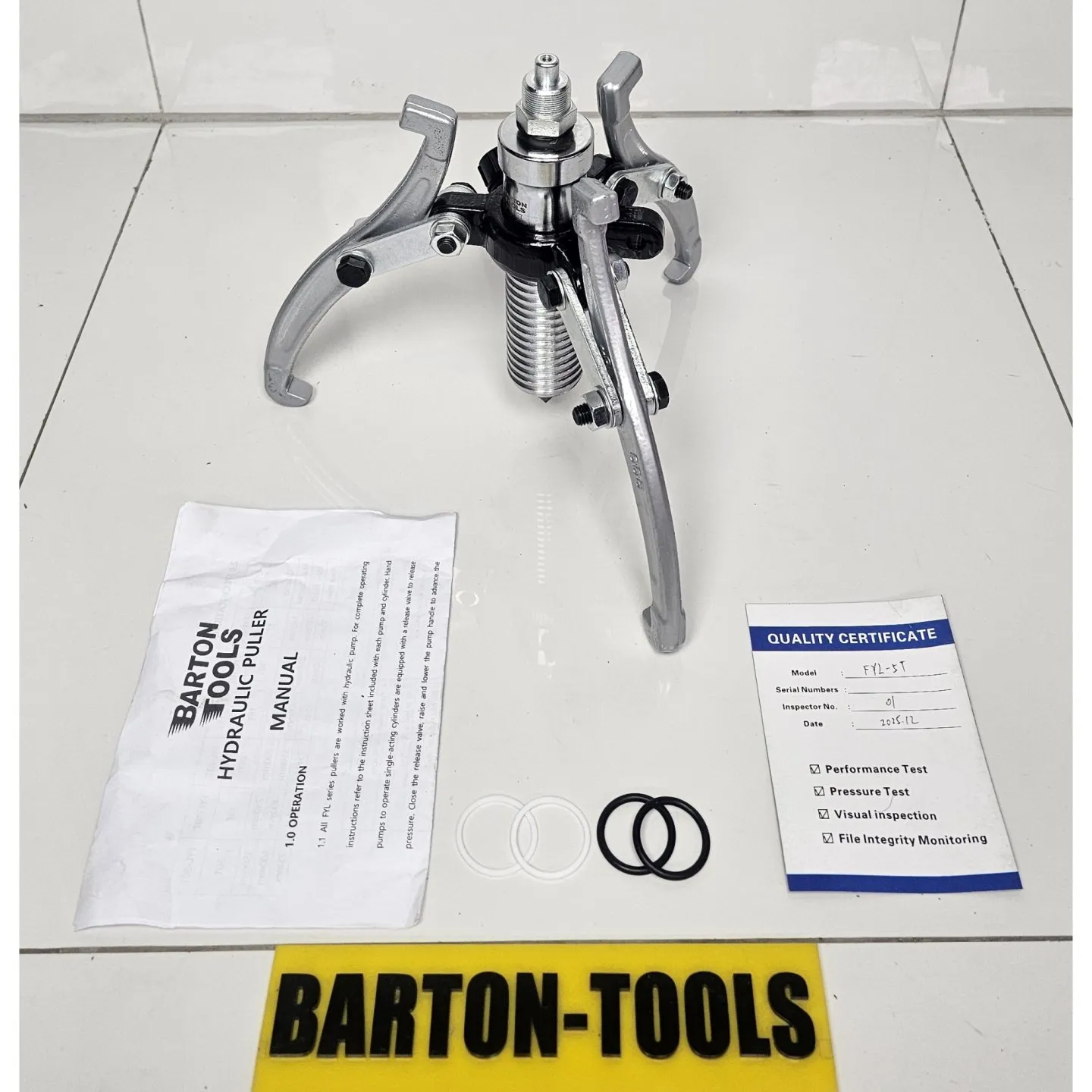 Split Type Hydraulic Gear Puller Head 5 Ton FYL-5T BARTON | Hydraulic ...