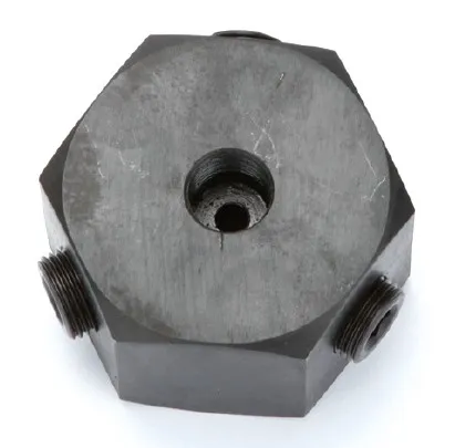 3 Port 3/8" Hydraulic Hexagonal Manifold 700Bar 70MPa 10000psi / Cabang ...