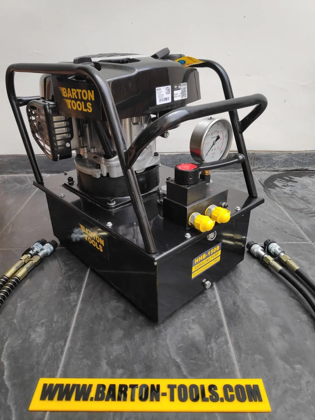 Gasoline Engine Powered Hydraulic Pump 15L 0.9L/min / Pompa Hidrolik ...