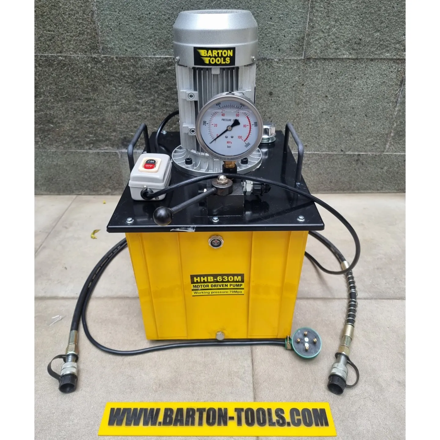 Electric Hydraulic Pump 35L 1.5kw Valve Single Acting / Pompa Hidrolik Elektrik Listrik / Power ...