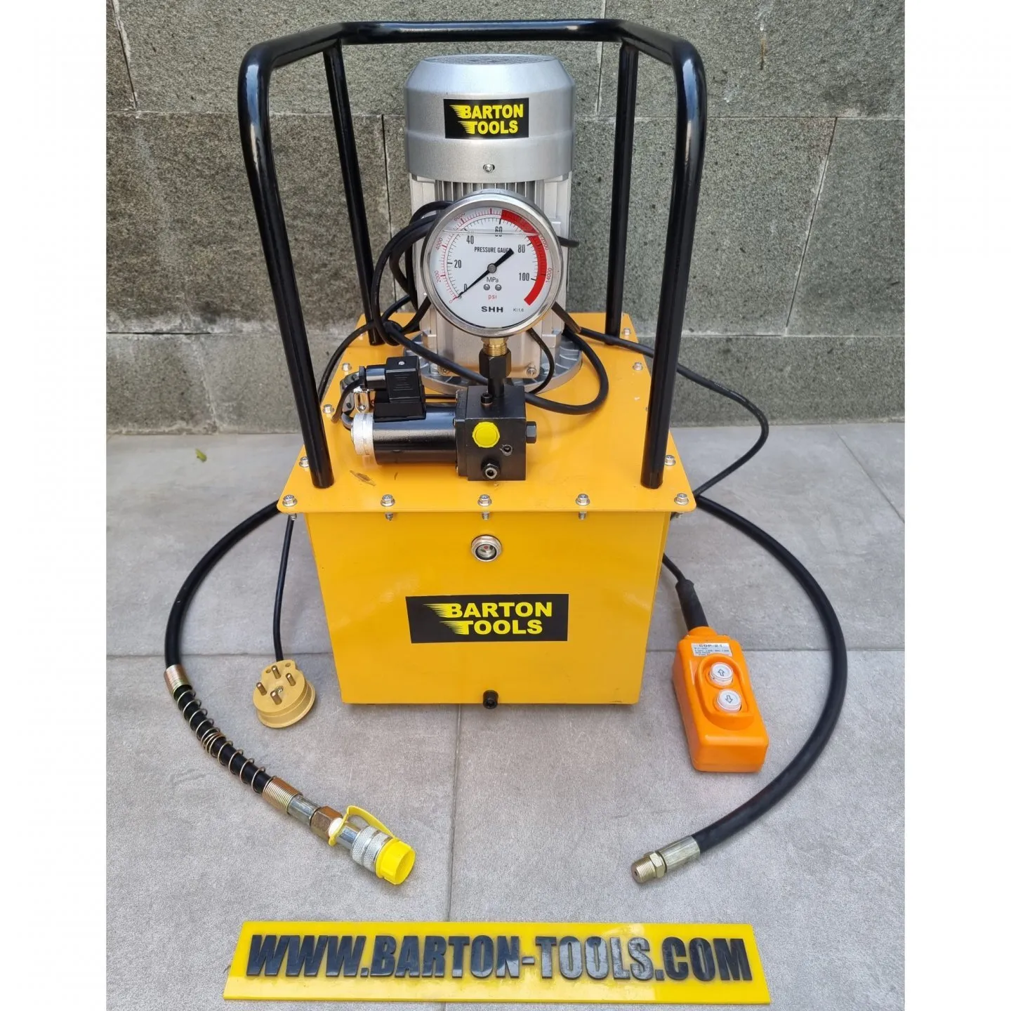 Electric Hydraulic Pump 35L 1.5kw Auto Single Acting / Pompa Hidrolik Elektrik Listrik / Power ...