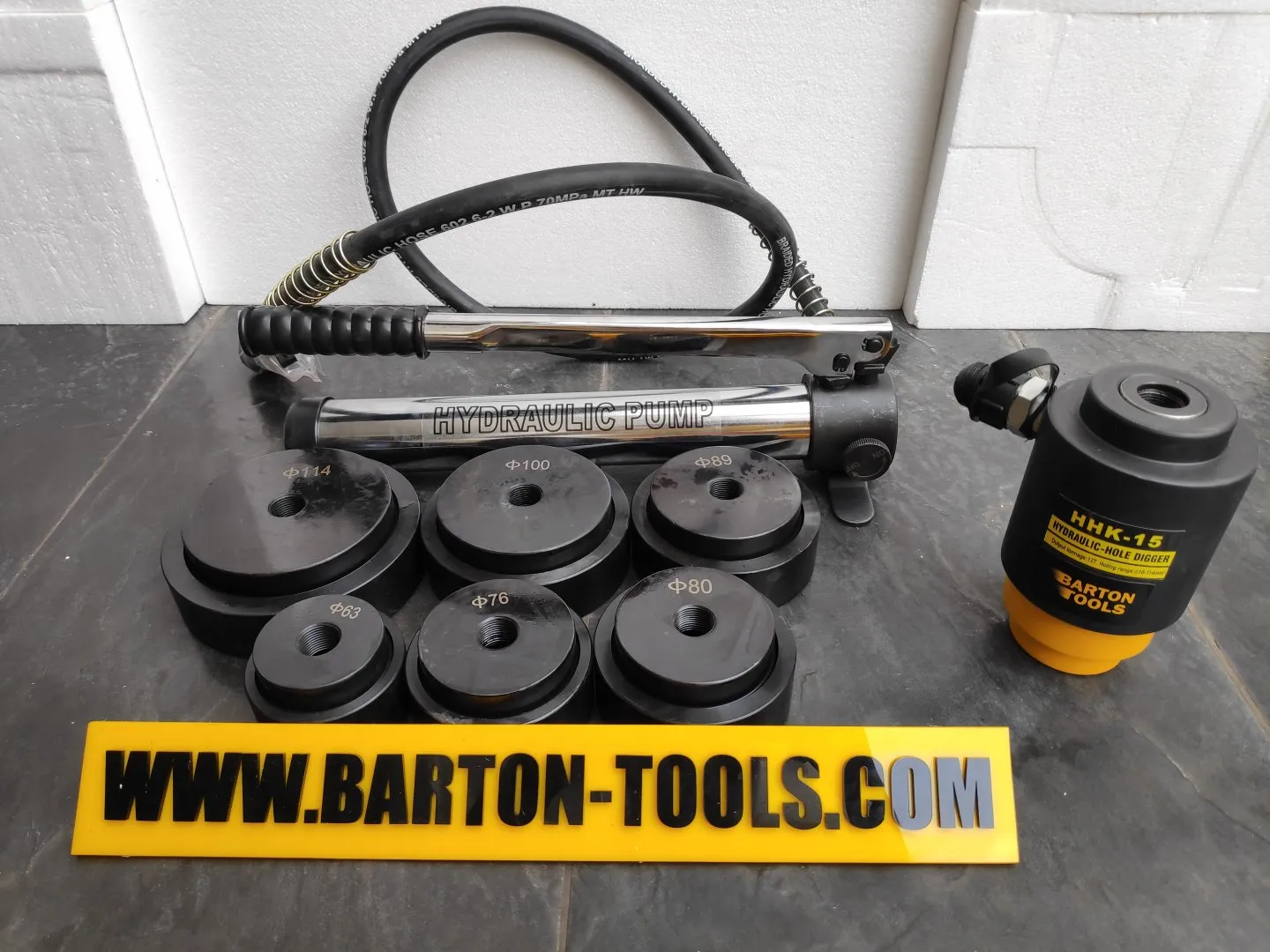 Hydraulic Knockout Hole Puncher / Digger / Plong Hidrolik 4.0 mm Dia ...