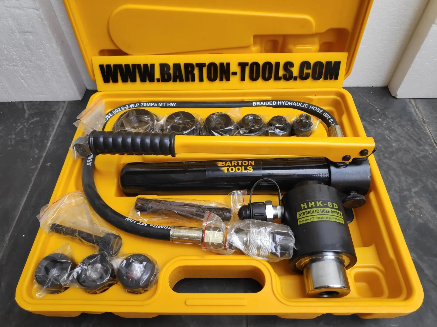 Hydraulic Knockout Hole Punchers / Digger / Plong Hidrolik 3.2mm Dia ...