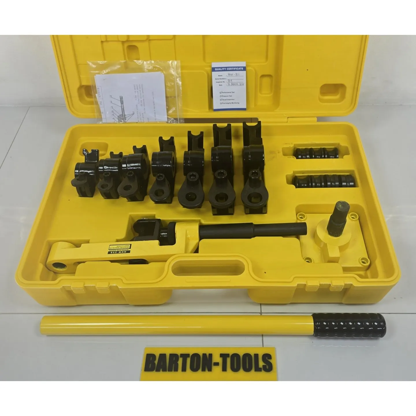 Manual Tube Bender 10-25mm HHW-25S BARTON | Manual Pipe Benders ...