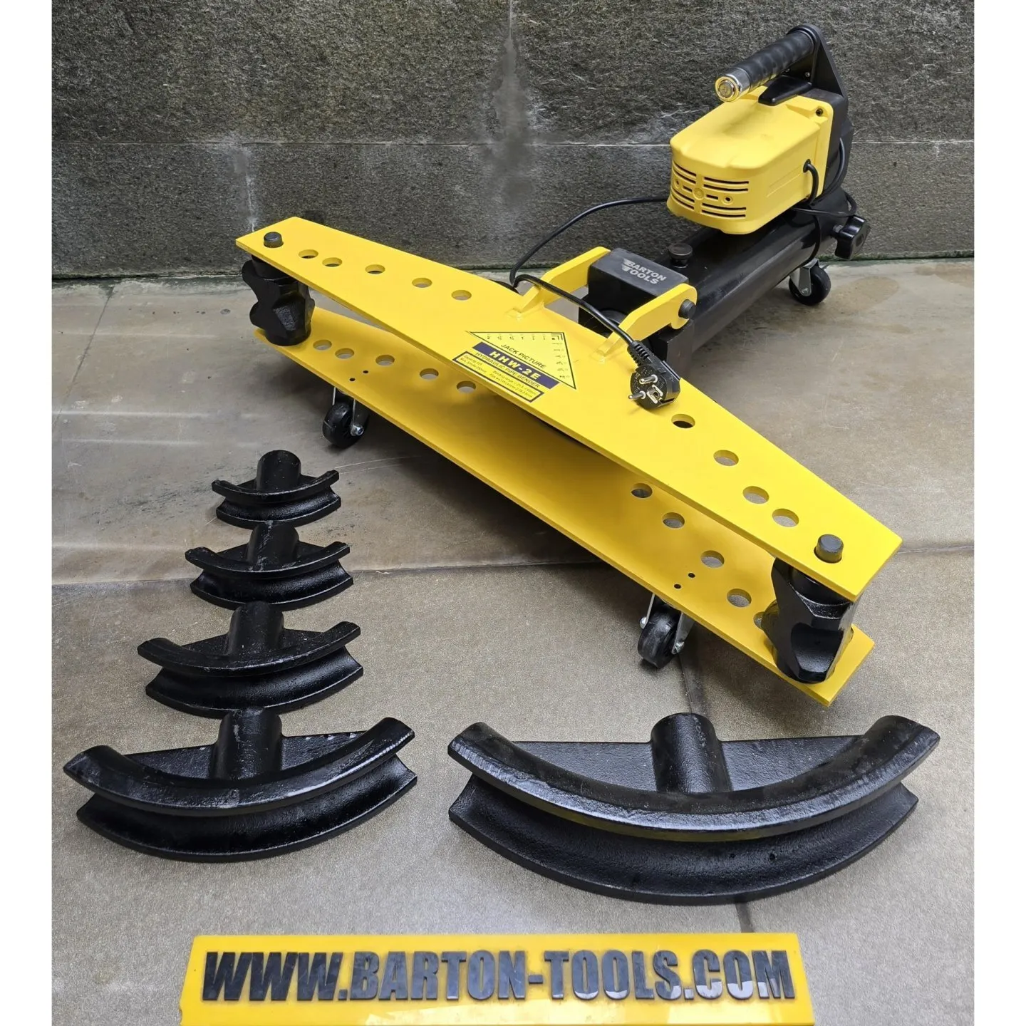 Electric Hydraulic Pipe Bender 1/2"-2" with Wheels HHW-2E BARTON ...
