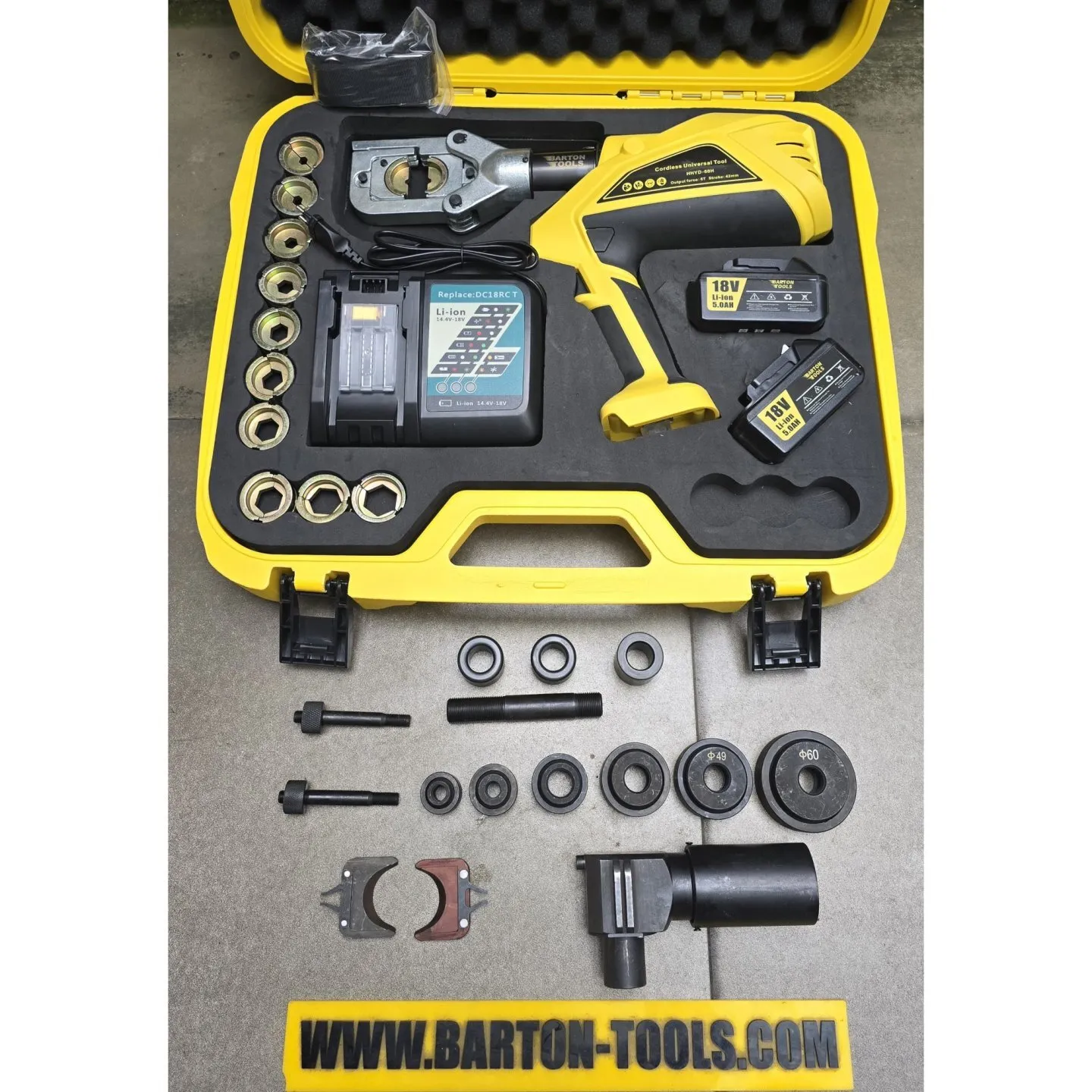 Battery Powered Hydraulic 3in1 Universal Tools (Crimping, Punching ...