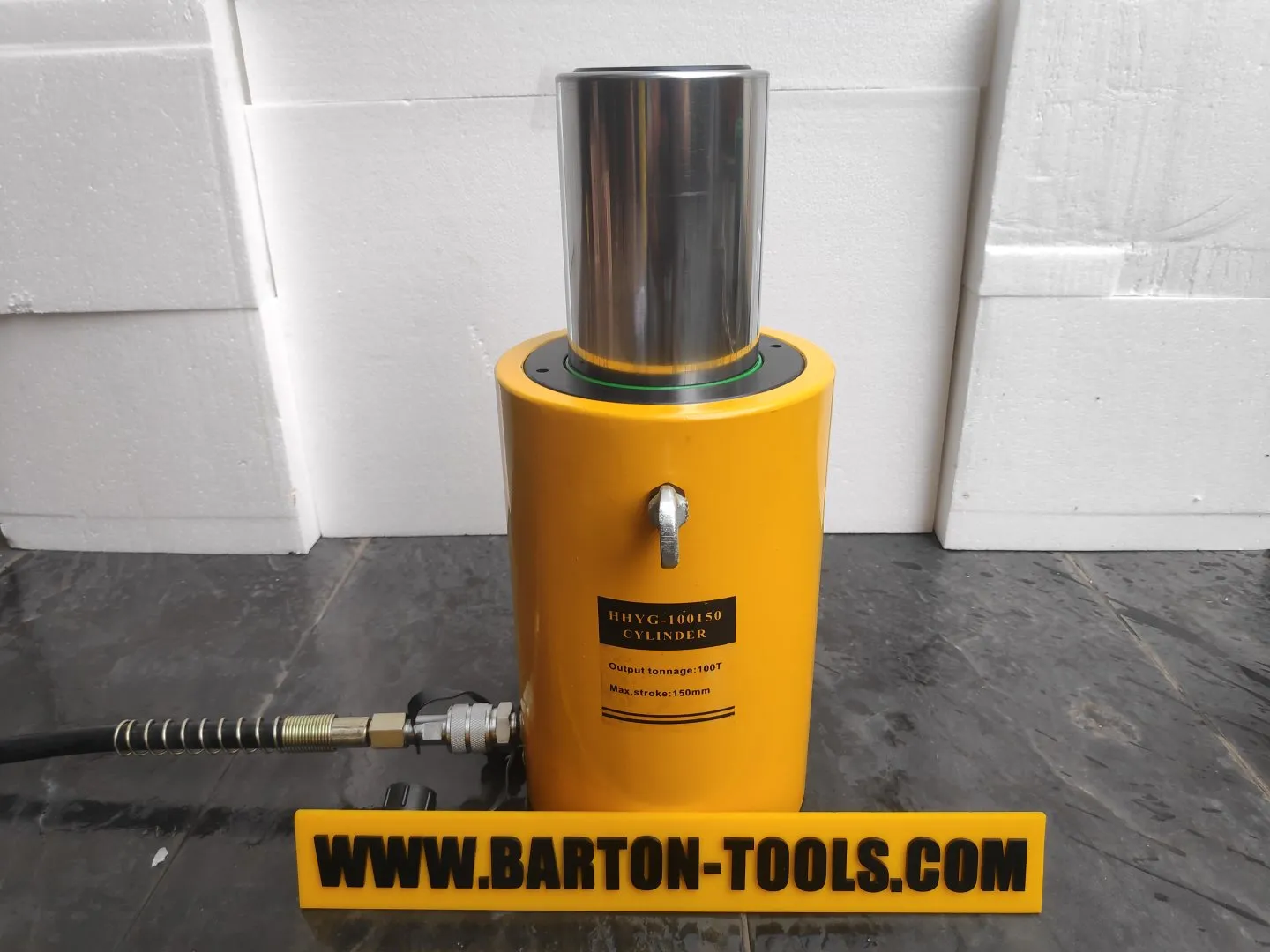 Single Acting Hydraulic Cylinder / Silinder Hidrolik 100 Ton 150mm Stroke - HHYG-100150 - BARTON ...