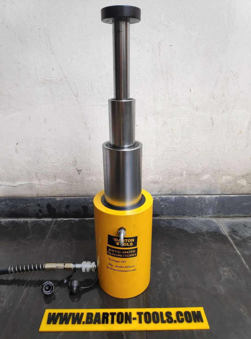 Single Acting Multi Stage Telescopic Long Hydraulic Cylinder / Silinder ...