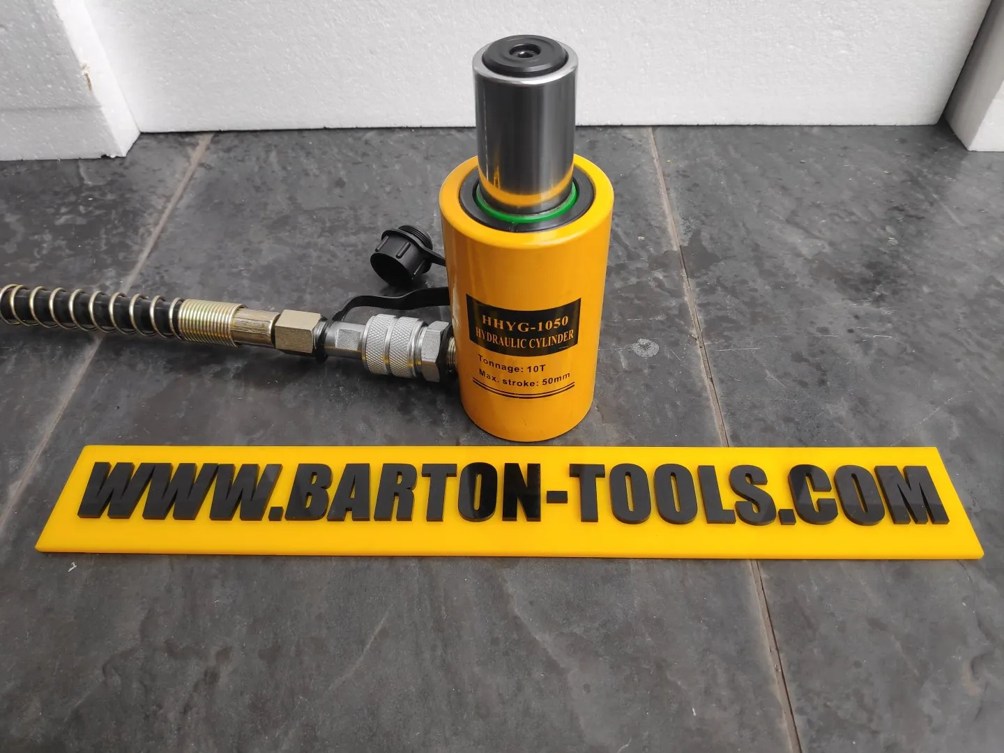 Single Acting Hydraulic Cylinder / Silinder Hidrolik 10 Ton 50mm Stroke ...