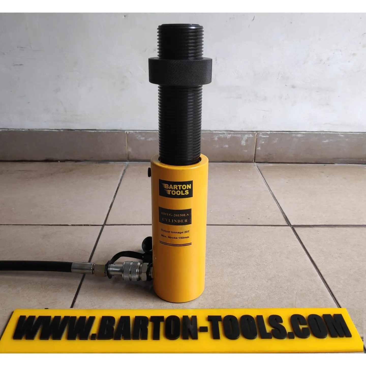 Single Acting Lock Nut Hydraulic Cylinder 20T x 150mm HHYG-20150LS ...