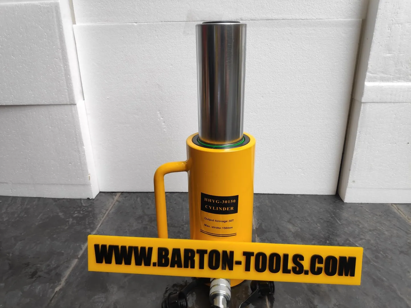 Single Acting Hydraulic Cylinder / Silinder Hidrolik 30 Ton 150mm Stroke - HHYG-30150 - BARTON ...