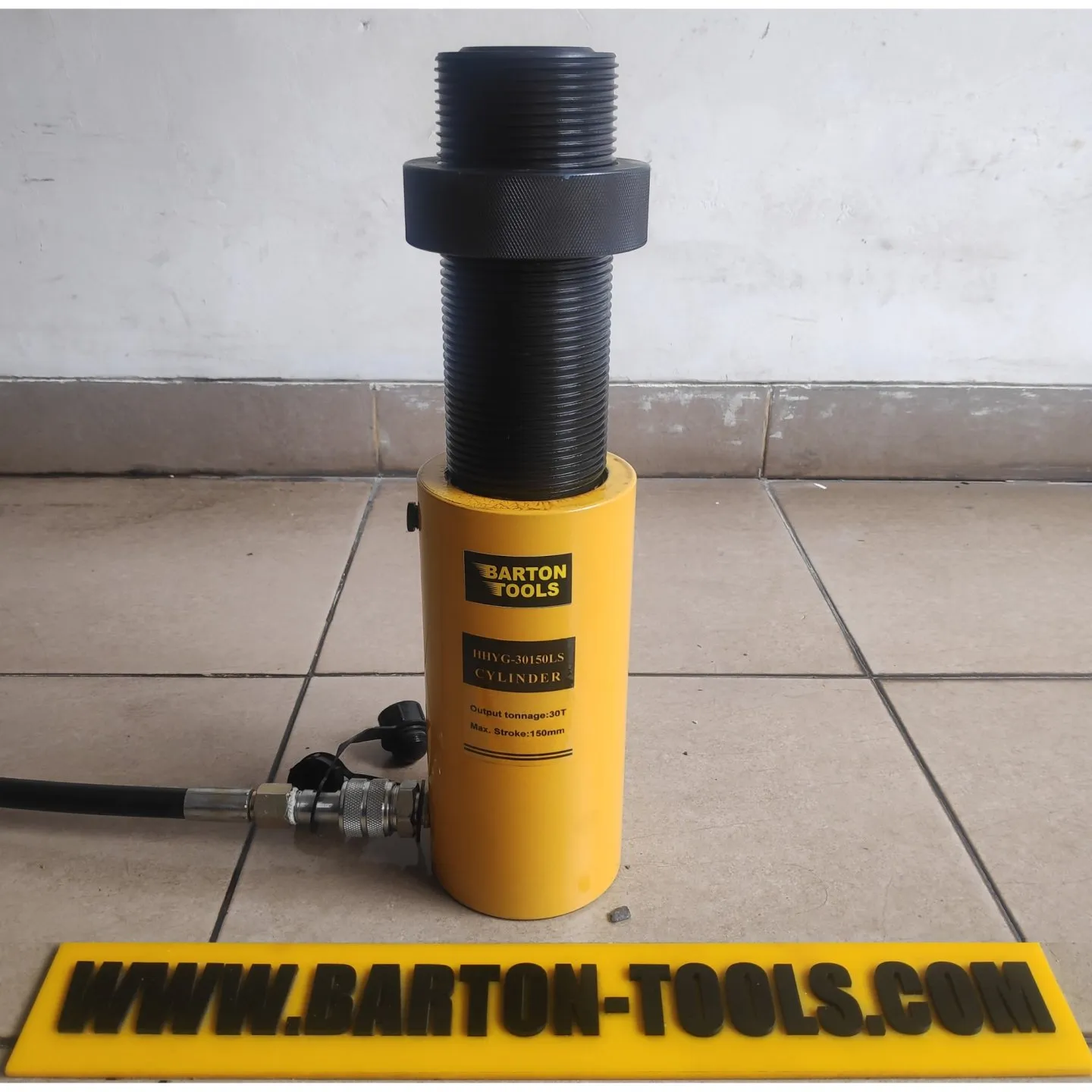 Single Acting Lock Nut Hydraulic Cylinder 30T x 150mm HHYG-30150LS BARTON | Single Acting Lock ...