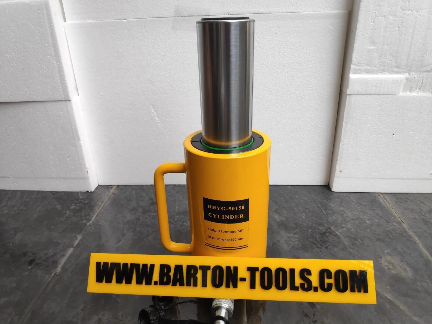 Single Acting Hydraulic Cylinder / Silinder Hidrolik 50 Ton 150mm Stroke - HHYG-50150 - BARTON ...