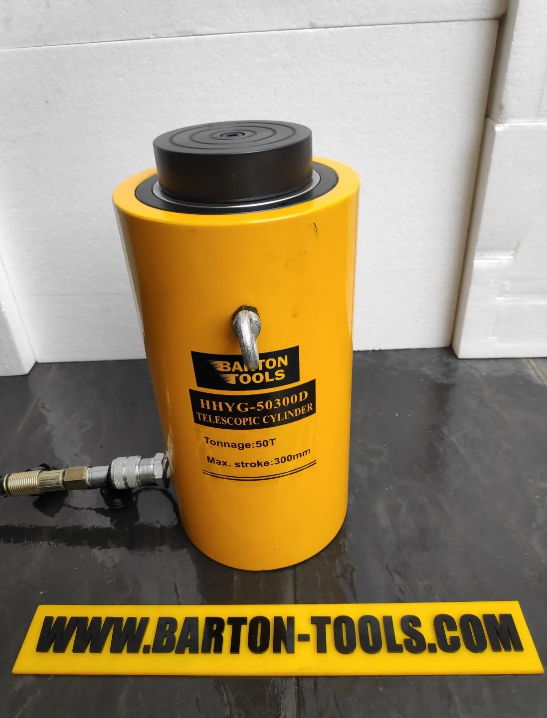 Single Acting Multi Stage Telescopic Long Hydraulic Cylinder / Silinder ...