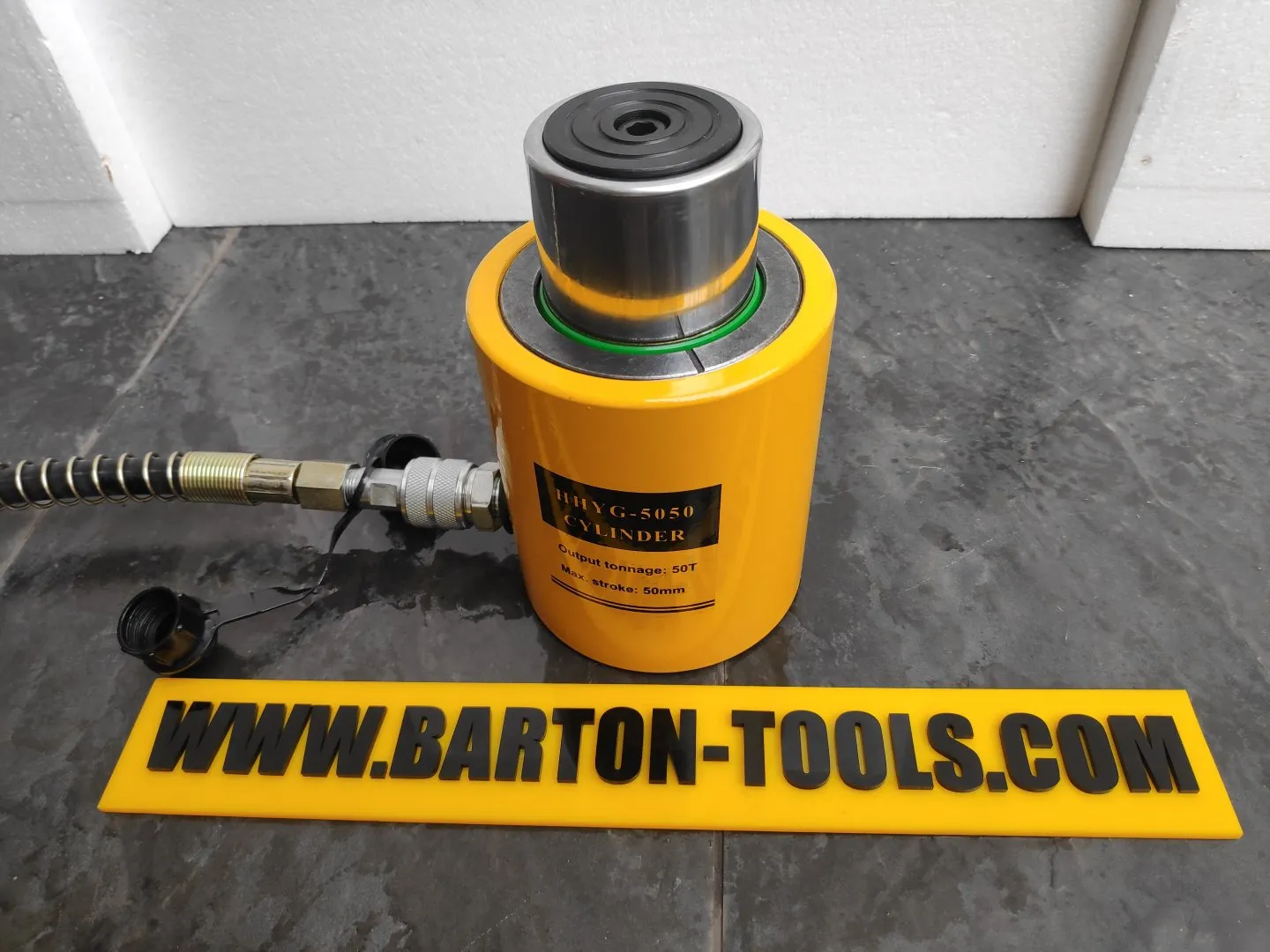 Single Acting Hydraulic Cylinder / Silinder Hidrolik 50 Ton 50mm Stroke - HHYG-5050 - BARTON ...
