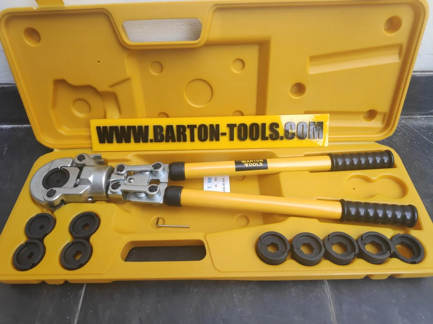 Interchangeable Hexagonal Mechanical Crimping Tool Round Head / Tang ...