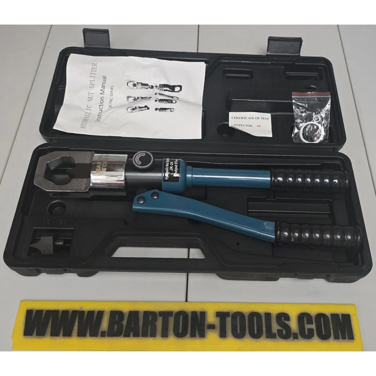 Hydraulic Nut Splitter / Tang Penghancur Baut Hidrolik M8-M24 JK-24 BARTON | Hand Hydraulic Nut ...