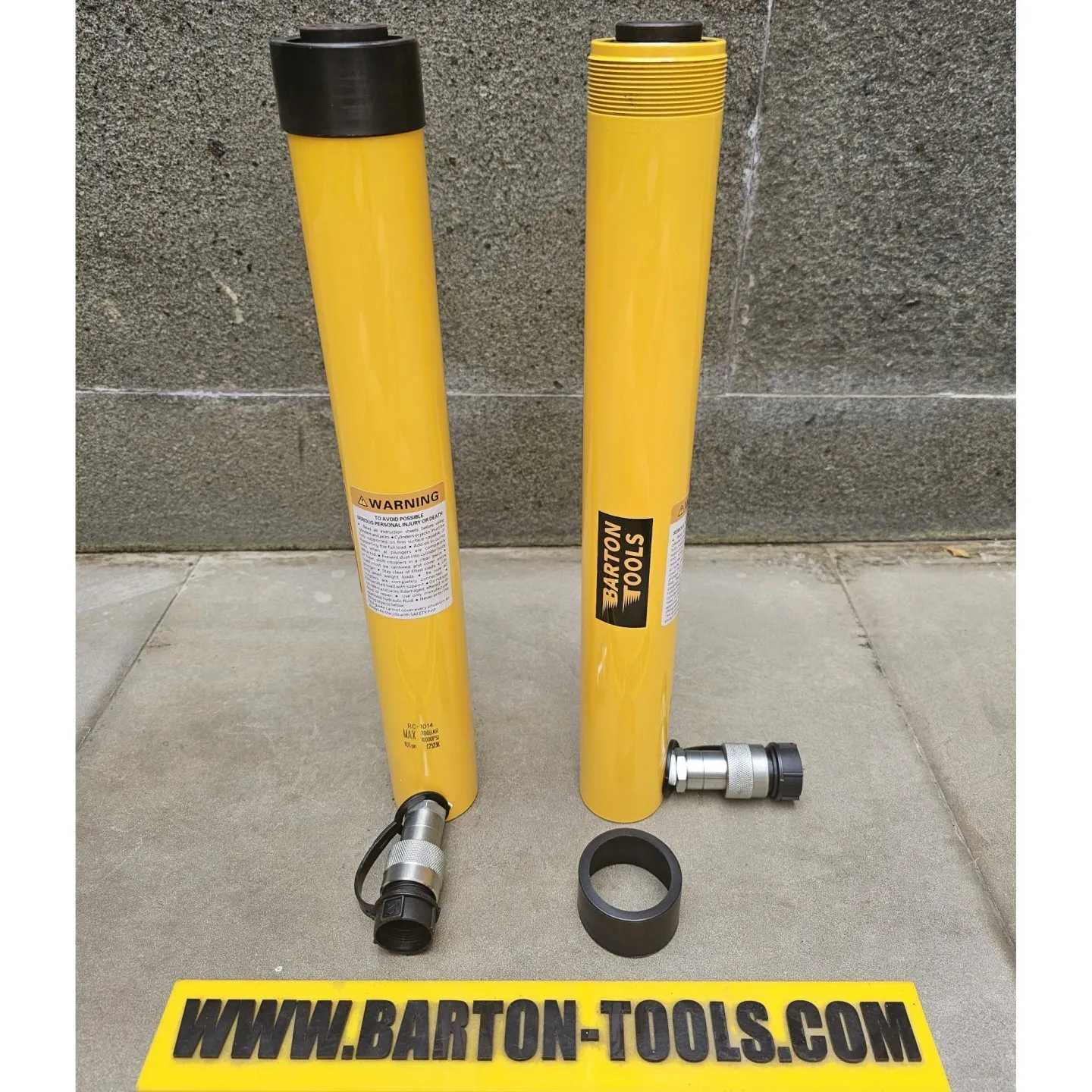 Single Acting Hydraulic Cylinder 10 Ton x 356mm Stroke RC-1014 BARTON | Single Acting RC ...