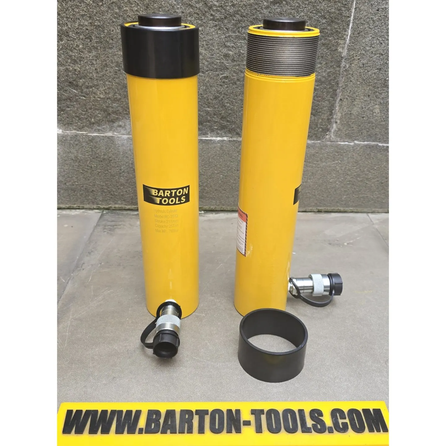 Single Acting Hydraulic Cylinder 25 Ton x 311mm Stroke RC-2512 BARTON | Single Acting RC ...