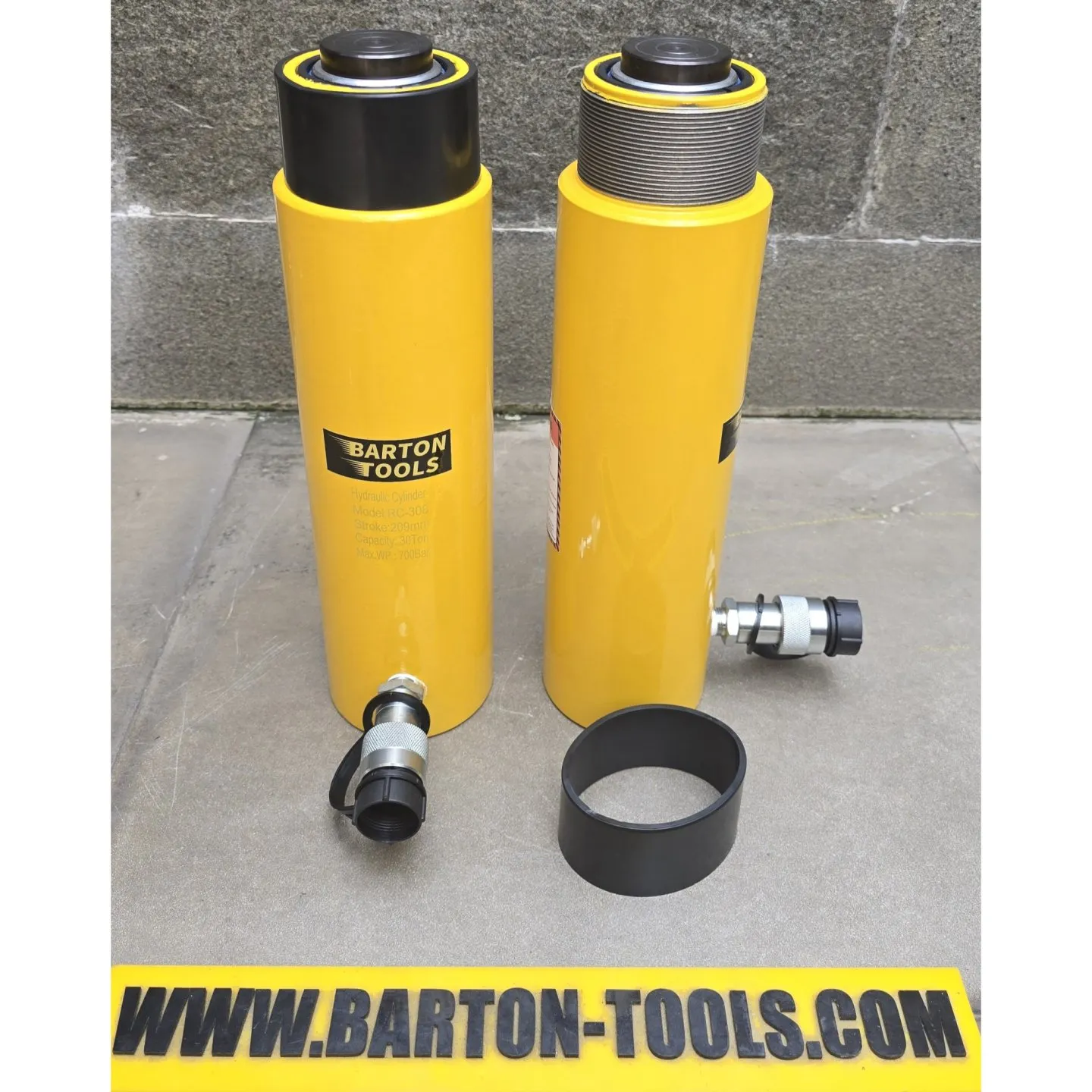 Single Acting Hydraulic Cylinder 30 Ton x 209mm Stroke RC-308 BARTON | Single Acting RC ...
