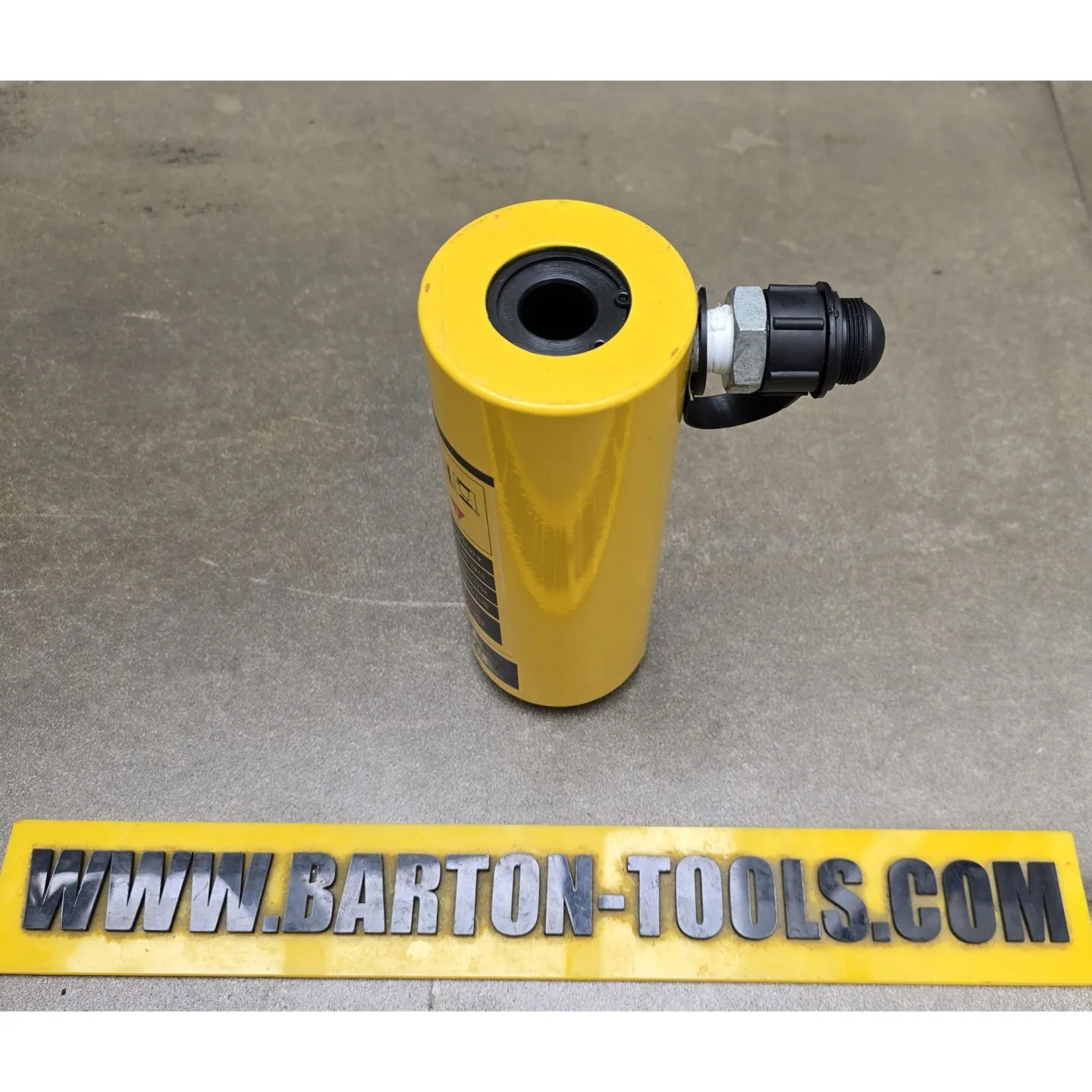 Single Acting Hollow Plunger Hydraulic Cylinder 10 Ton 100mm Stroke RCH-10100 BARTON | Single ...