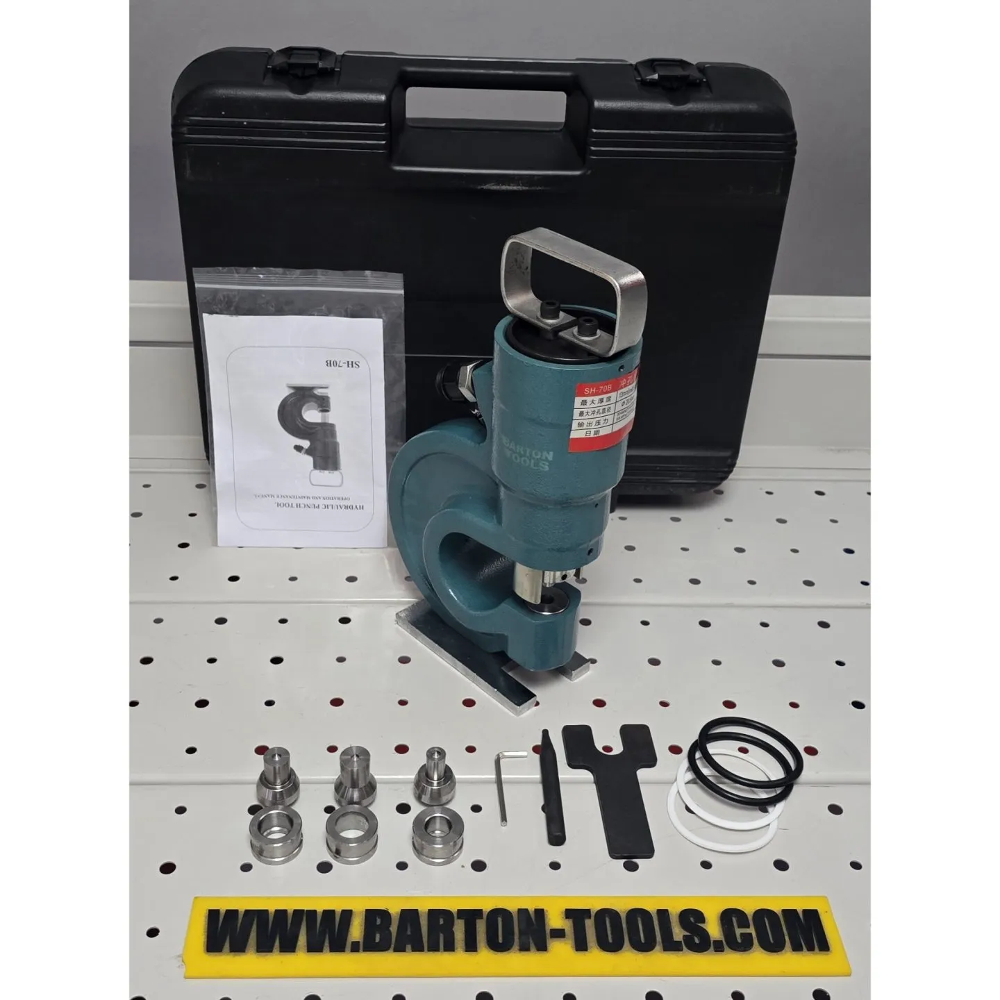 Heavy Duty Hydraulic Busbar Punching 12mm SH-70B BARTON | Hydraulic ...