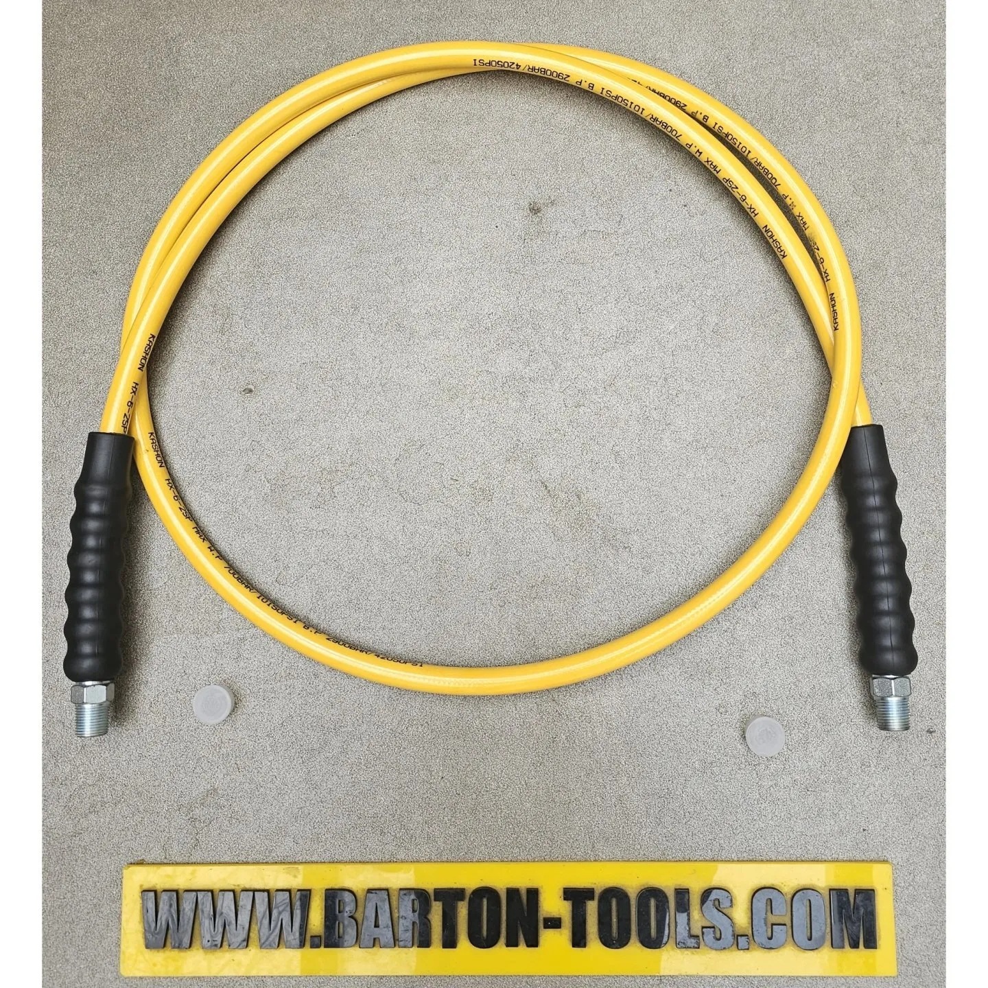 Thermoplastic Hydraulic Hose 3/8" R2 700Bar 70MPa 10000psi 2M Yellow ...